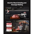 VEVOR Manual Meat Grinder, 304 Stainless Steel Hand Meat Grinder with ...