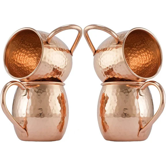 Pure Copper Hammered Copper Moscow Mule Mug Ideal for all chilled drink ...