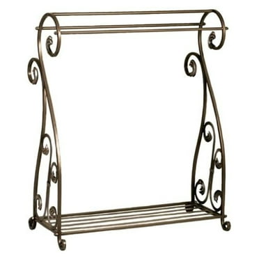 Whitewash Metal Quilt Rack - Walmart.com