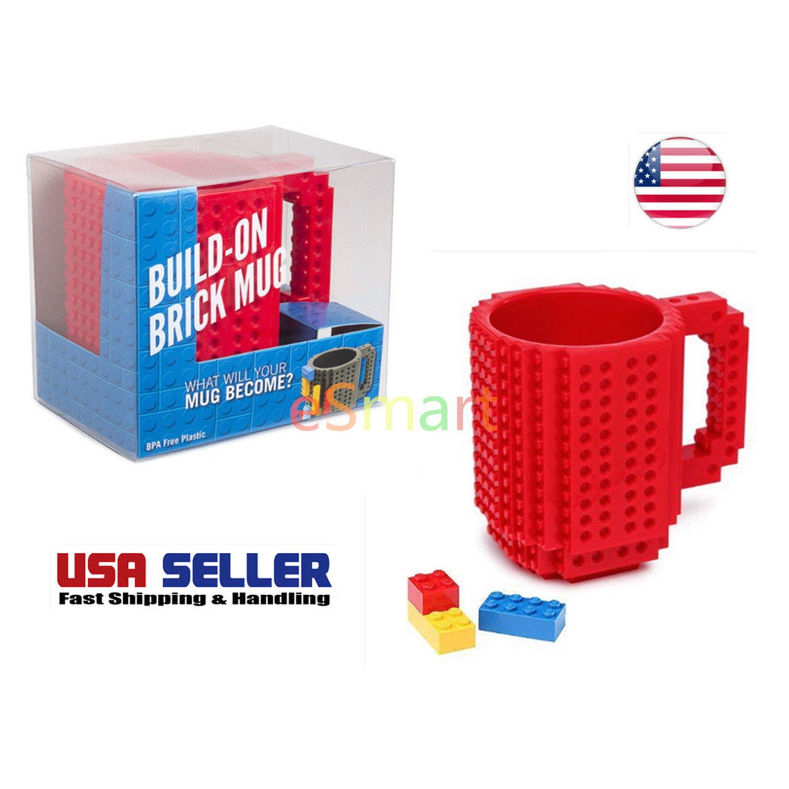 Building Blocks Brick Mug Creative Coffee Cup Block Puzzle Mug 12oz ...
