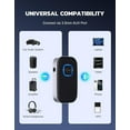 SIISLL Aux Bluetooth Adapter, Bluetooth 5.0 Receiver, Noise Cancelling ...