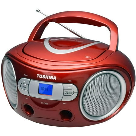 Toshiba Portable CD Boombox, AM/FM Stereo, AUX Input (TY-CRS9 ...