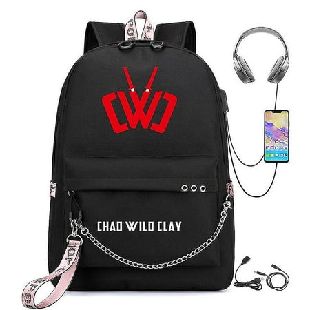 Chad Wild Clay Game Student School Bag Travel Bag Casual Backpack ...