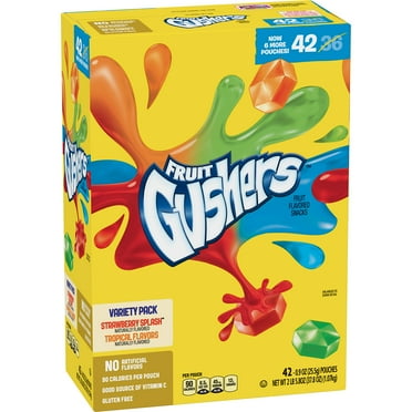 Gushers Fruit Snacks Strawberry Splash & Tropical Flavors 6 ct 5.4 oz ...