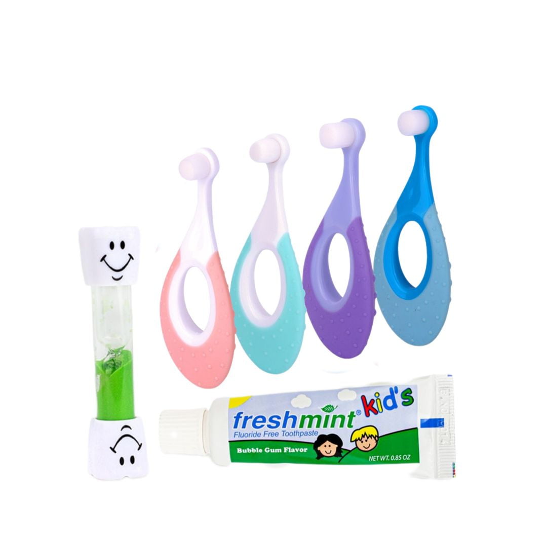 Ecovona - Training Baby Toothbrush for Infants & Toddlers 0-2 Years (4 ...