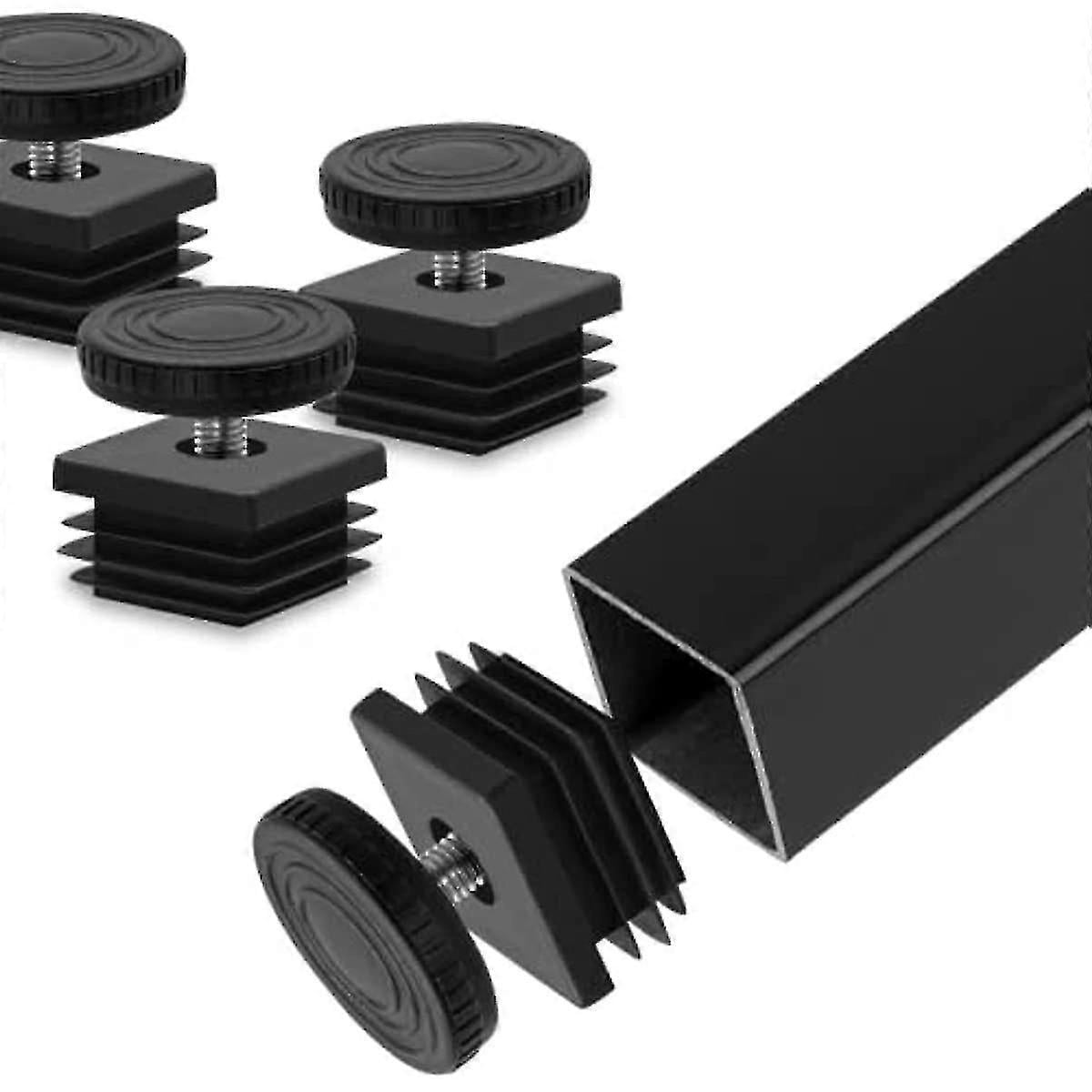 4pcs Square Adjustable Leveling Feet For Office Home Table Desk Chair ...