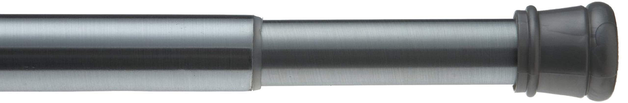 Ben & Jonah Steel Shower Curtain Tension Rod in Brushed Nickel ...