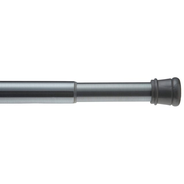 Ben & Jonah Steel Shower Curtain Tension Rod in Brushed Nickel ...