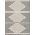 Well Woven Evelle Taupe Moroccan Diamond Medallion Area Rug 5x7 (5'3" x ...