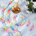 2Strands Handmade Acrylic Cable Chains Colorful Links: 19x14x4.5mm 39. ...