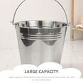 BESTYASH Portable Metal Bucket with Lid Strong Corrosion Resistant ...