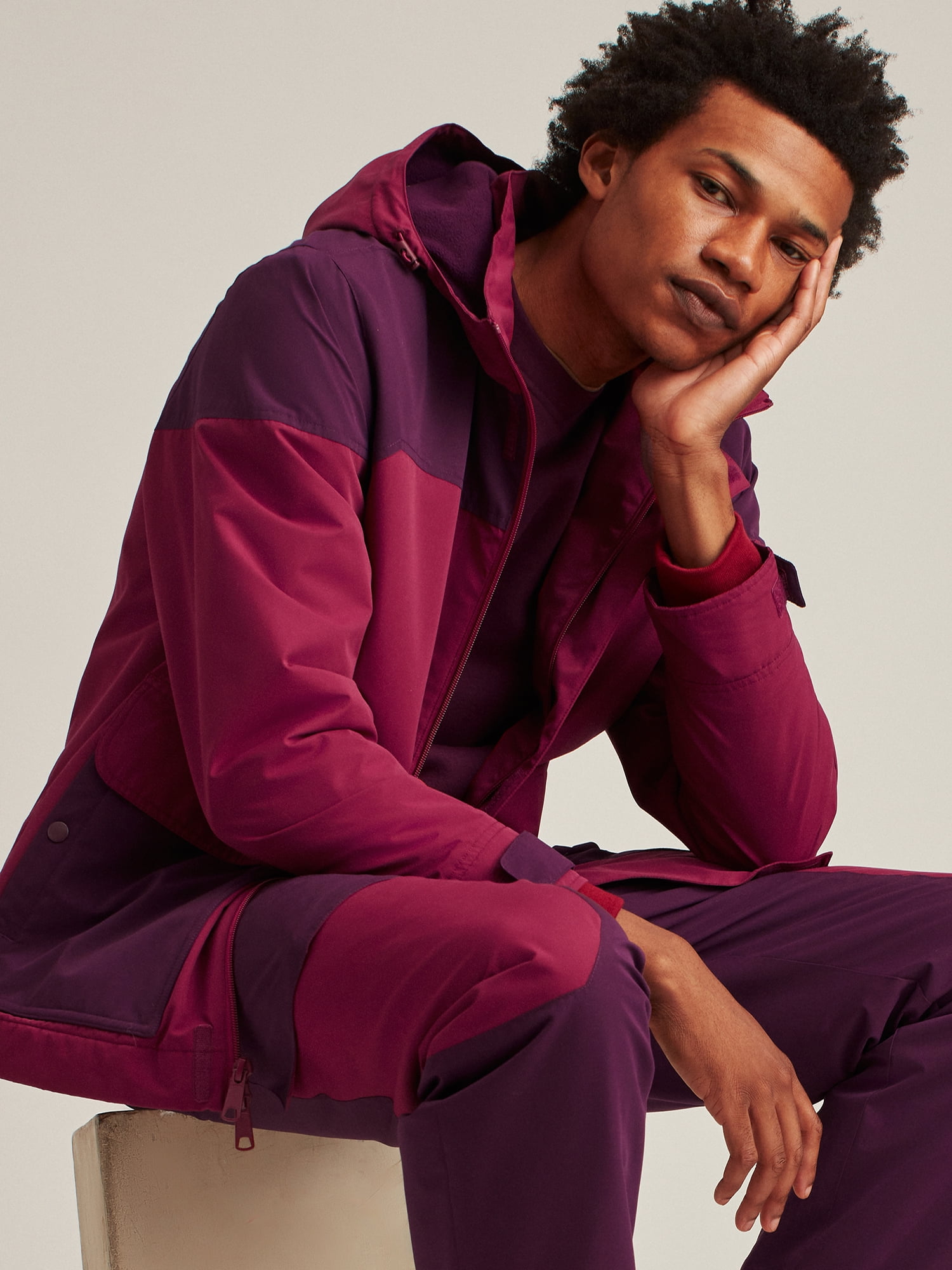 Bonobos Fielder Men's and Big Men's Polar Fleece Lined Parka, Up to ...