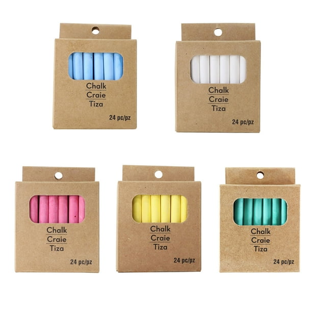48 Packs: 24 ct. (1,152 total) Assorted Chalk Box - Walmart.com