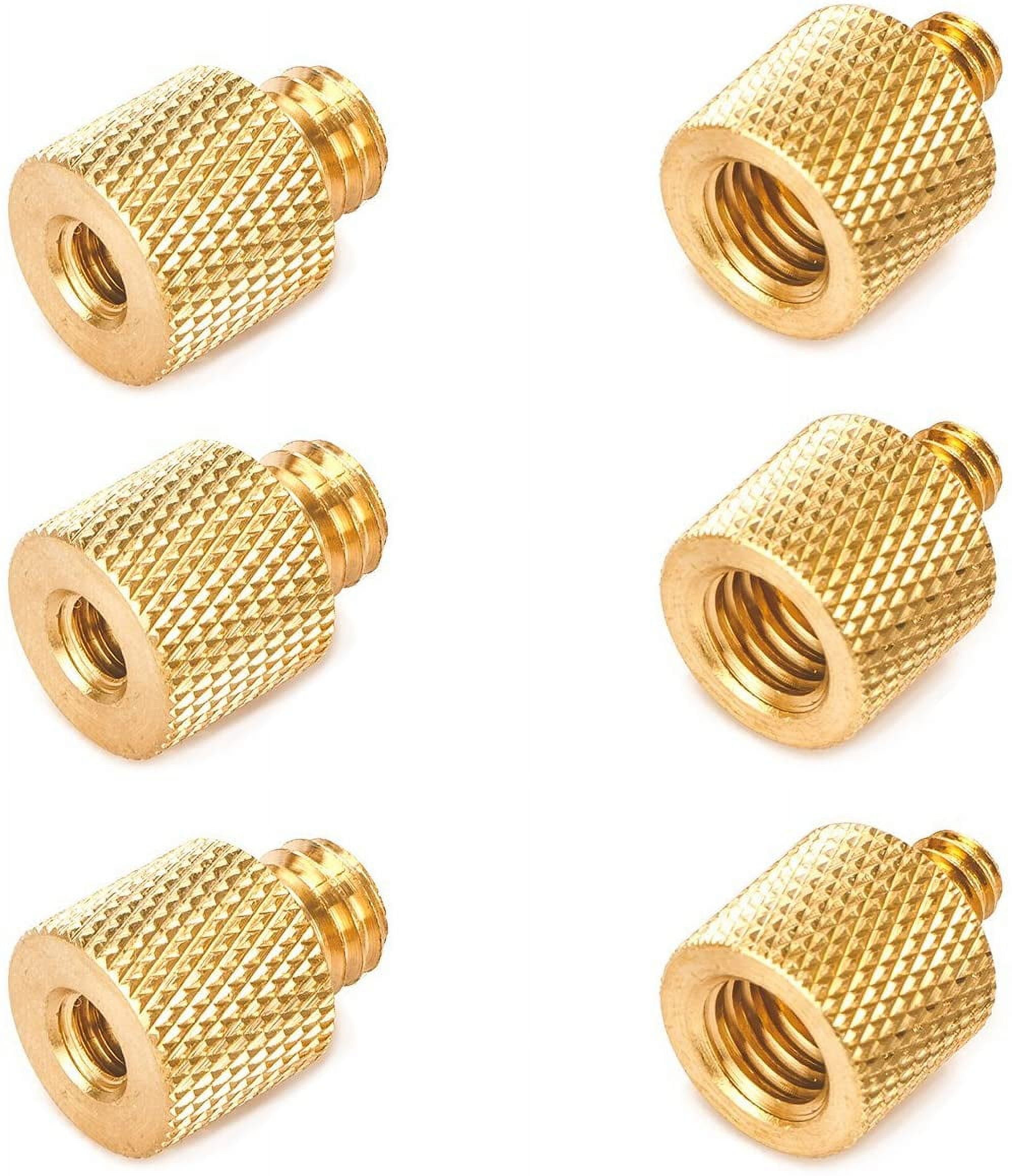 Adaptador de 1/4 hembra a 3/8 macho y convertidor de 3/8 hembra a 1/4 ...