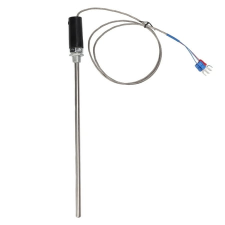 Temperature Sensor, Plug In 200mm Probe 0-400°C M12 Thermocouple For ...