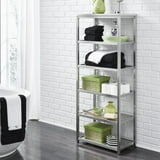 Homestyles Bold Stainless Steel Six Tier Shelf - Walmart.com