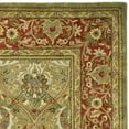 SAFAVIEH Persian Legend Adrian Floral Bordered Wool Area Rug, Light ...