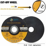 50 Pack 5 inch Cut Off Wheels Angle Grinder Cutting Disc Metal ...