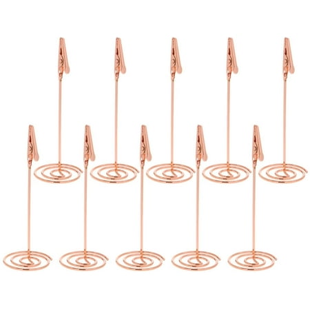 11. 5cm Photo Holder Spiral Alligator Clip Memo Holder Party Card Clips ...