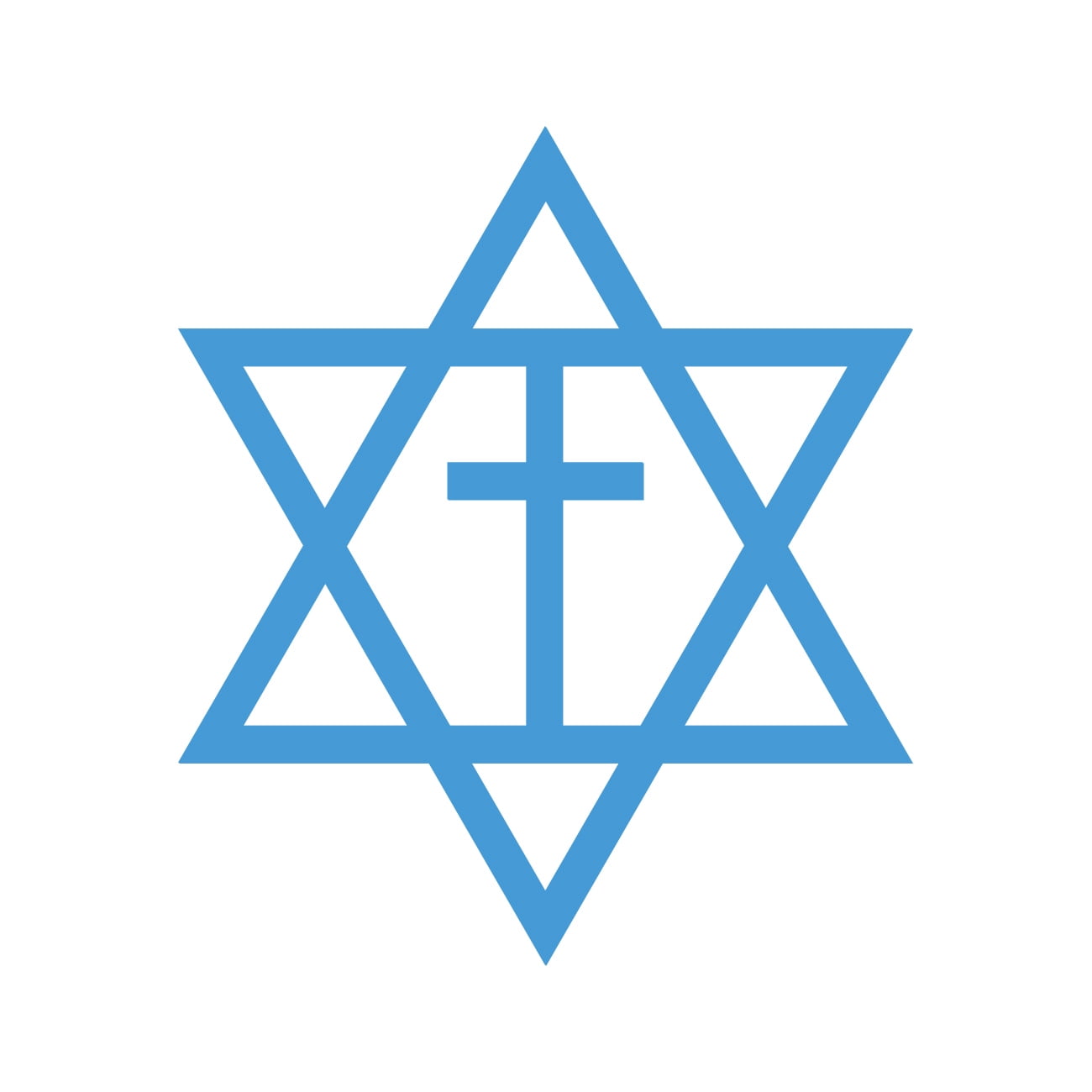 Messianic Jewish Religion Symbol Sticker Decal Die Cut - Self Adhesive ...