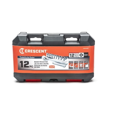 Crescent Assorted Sizes x 1/4 in. drive Metric and SAE 6 and 12 Point ...