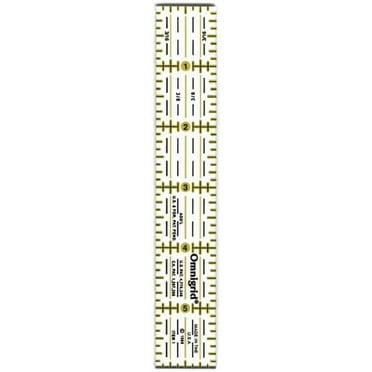 OmniEdge 3" x 18" Ruler, Rectangle Quilter's Ruler by Omnigrid ...