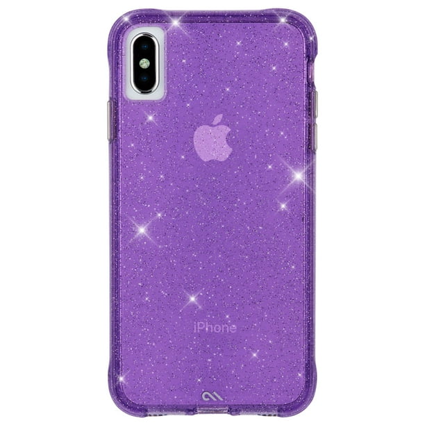 Case-Mate Sheer Crystal Case for Apple iPhone Xs - Purple - Walmart.com