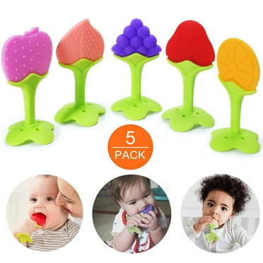 Innobaby Teethin Smart EZ Grip Fruit Teether-Berry - Walmart.com