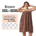 Adjustable Body Towel Wrap, Torqee Buckle Fixed Bath Robe Towel ...