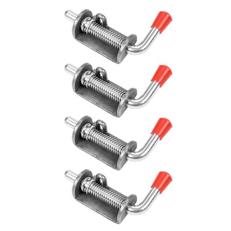 Red Hound Auto 4 Pc Metal Lock Barrel Bolt Spring Loaded Latch 4.76 ...
