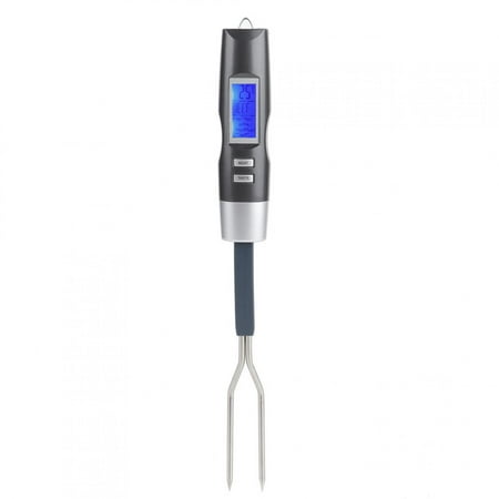 Rdeghly Digital BBQ Meat Temperature Gauge Fork Grill Fork with LCD ...