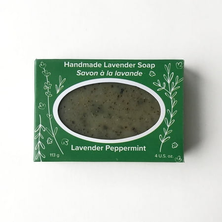 Seafoam Lavender Co. PEPPERMINT (Exfoliating Bar Soap with Lavender ...