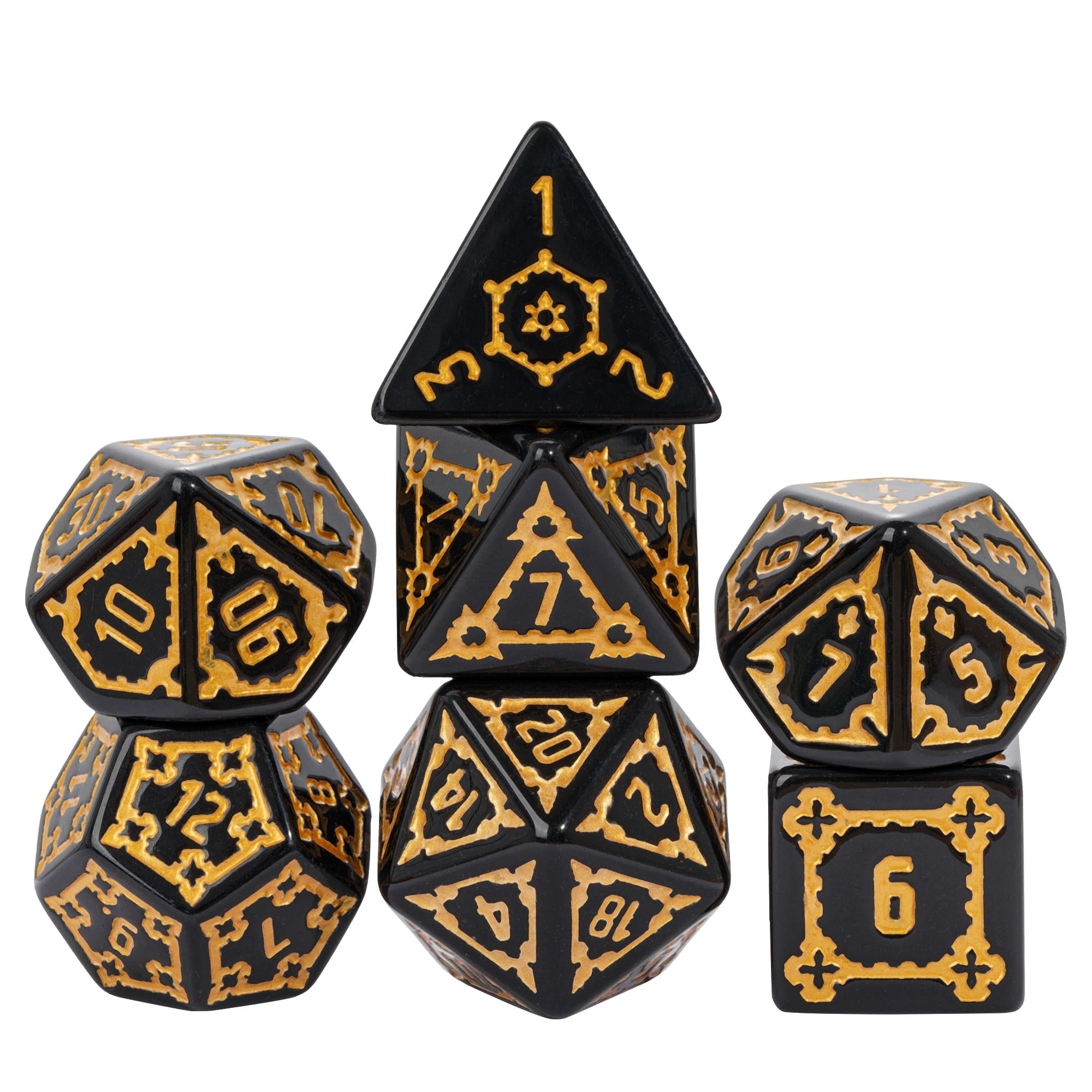 Cusdie 7 PCS/Set 25mm Giant DND Dice, Polyhedral Dice Set, D&D Dice for ...