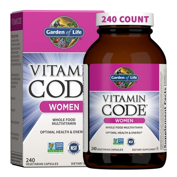 Garden of Life Vitamin Code Women's RAW Multi, 120 Capsules - Walmart.com