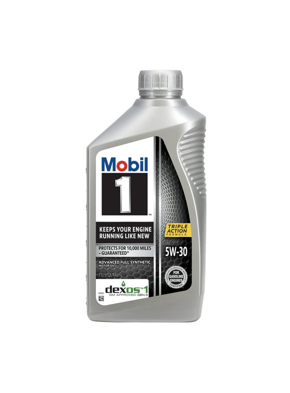 Mobil 1 5W-30 Synthetic Oil in Mobil 1 Oil - Walmart.com