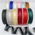 5 Yards 25mm Organza Ribbons Gold Metallic Egde Ribbons For Wedding ...
