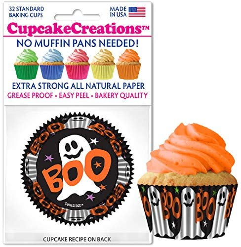 Siege Friendly Ghosts Cupcake Papers - 32 Count - Walmart.com