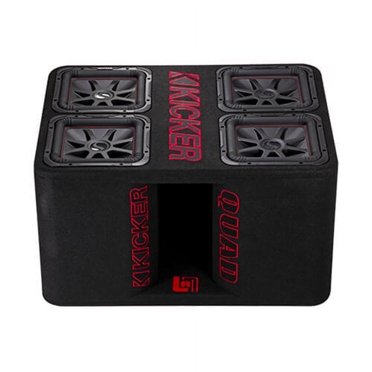 Free Shipping! Kicker 12-inch L7R124 (45L7R124) Square Subwoofer 4-Ohm ...