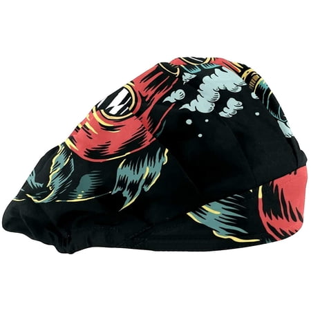 Working Hat Fish Wearing Gas Mask in Water Polluted Women's and Men's ...