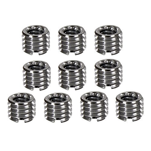 Foto Tech 10 Pieces Metal 1 4 Inch To 3 8 Inch Convert Screw Adapter For Tripod Monopod Ballhead foto-tech-10-pieces-metal-1-4-inch-to-3-8-inch-convert-screw-adapter-for-tripod-monopod-ballhead