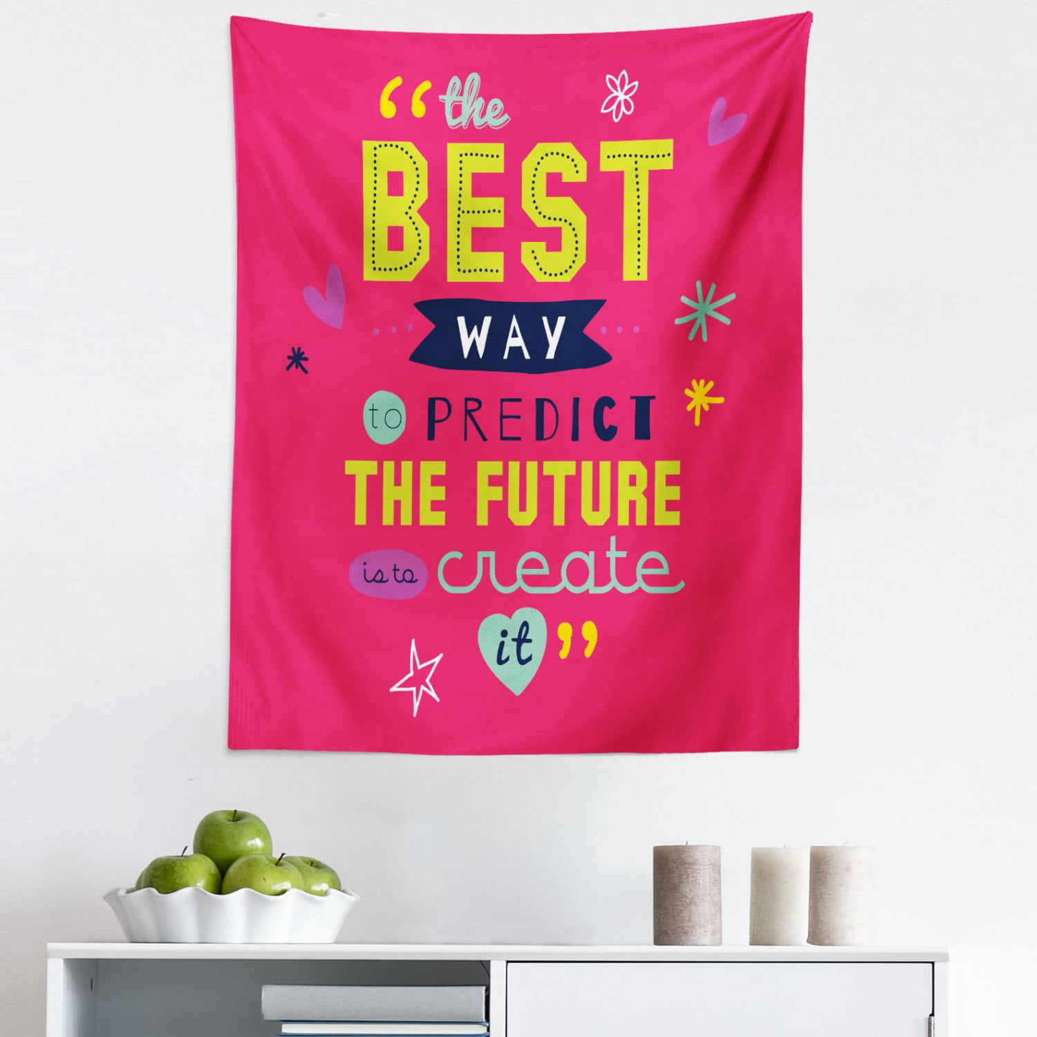 Saying Tapestry, Typography the Best Way to Predict Future is to Create ...