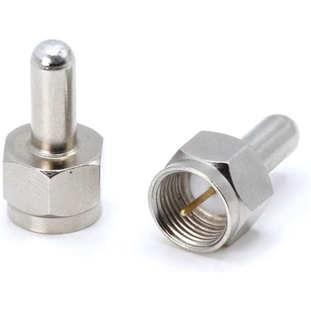 Coaxial F Type (F-Pin / F81) Voltage ing 75 Ohm Terminator with DC ...