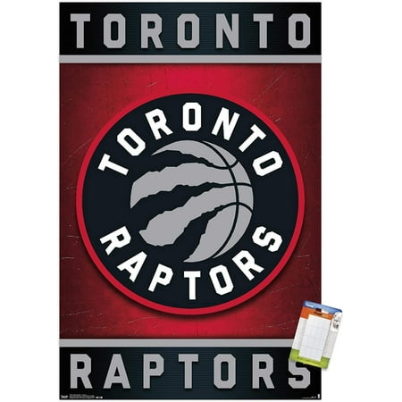 Trends International NBA Toronto Raptors - Logo 15 Wall Poster, 22.375 ...