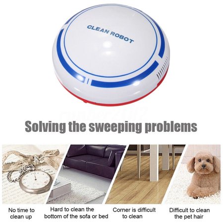 Automatic USB Rechargeable Smart Robot Vacuum Floor Corners Dust ...