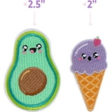 iDIY Kawaii Iron on Patches (24 Pack)- 12 Cute Sew On Patch Food ...