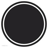 Black Solid Color Circle Gift Labels, 40-Pack - Walmart.com