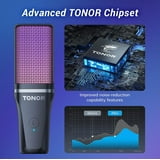 TONOR USB Gaming Condenser Mic, RGB Lights, Zero Latency, Noise ...