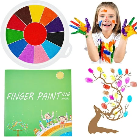 TESNN Funny Finger Painting Kit Finger Drawing Toys and Picture Album ...