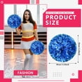 Cheerleading Poms 8 Pack, Handheld Cheerleading Pompoms for Basketball ...