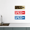 Signs ByLITA Standard Spices Sign (Ivory/Dark Brown) - Small - Walmart.com